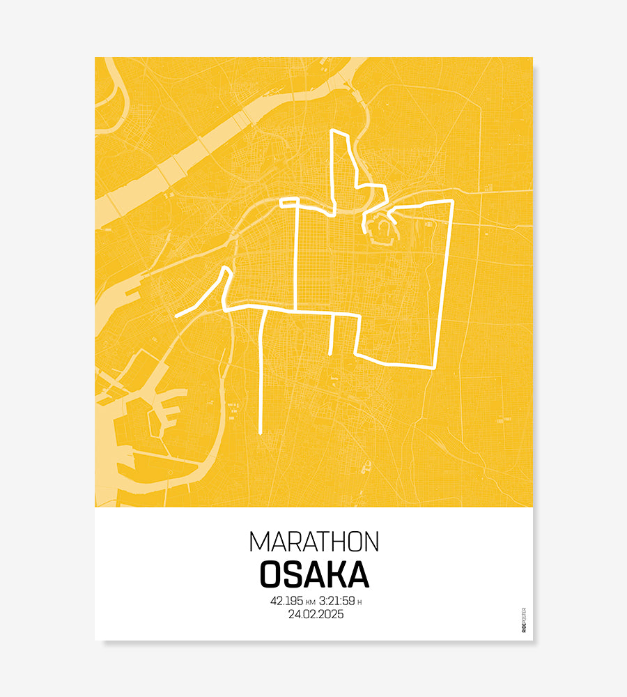 Osaka Marathon 2025 – RUNPOSTER